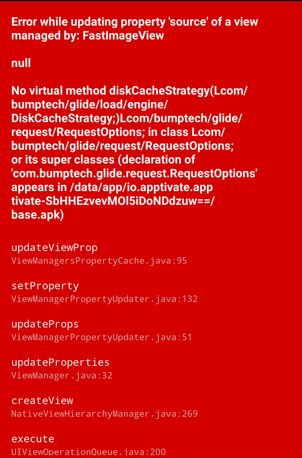 Android App crashes on startup. · Issue #516 · DylanVann/react-native-fast-image · GitHub