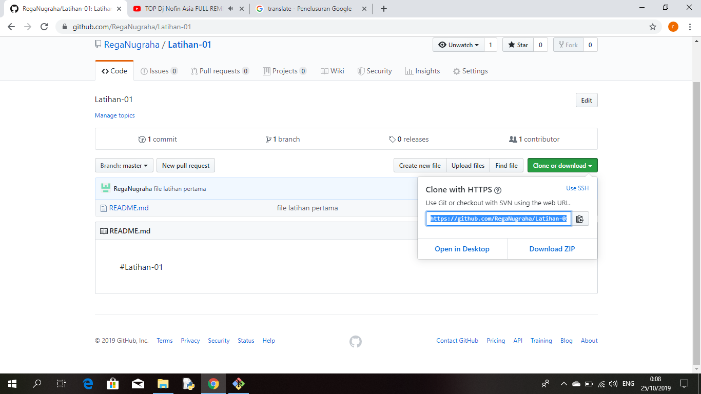 GitHub - RegaNugraha/Latihan-01: Latihan-01