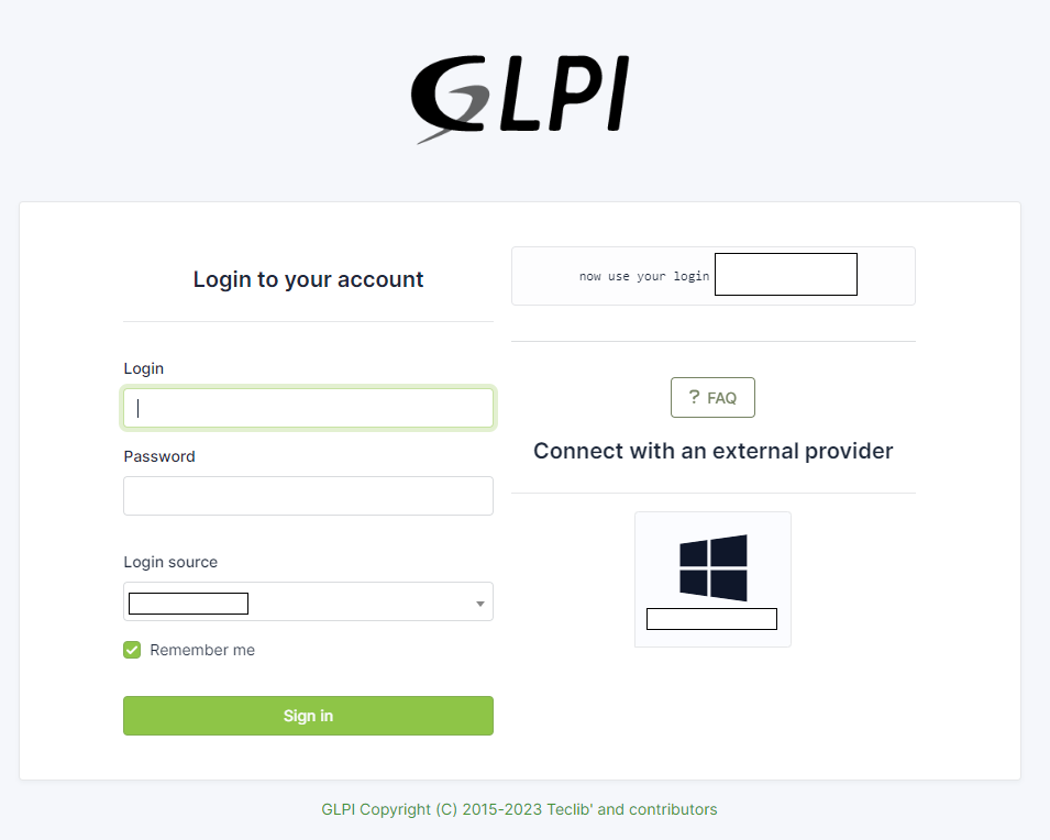 GLPI 10.0.6 to 10.0.9 - Small improvment on login page · Issue #15258 · glpi-project/glpi · GitHub