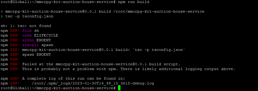Auction house Build Error · Issue #1876 · suriyun-production/mmorpg-kit ...