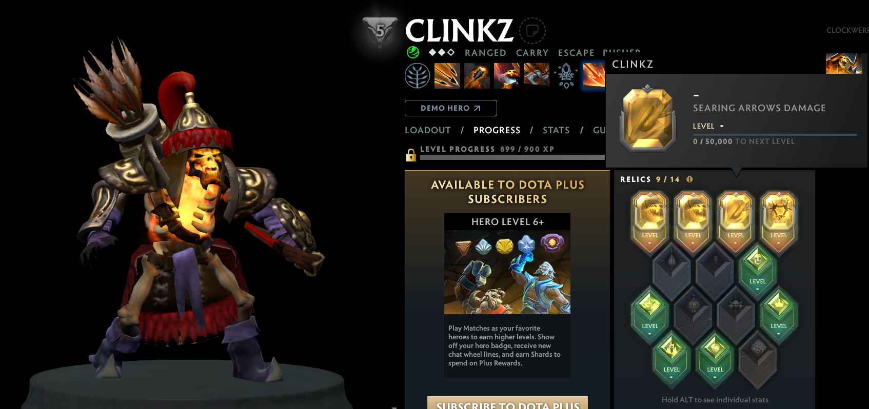 Clinckz's Hero Relic · Issue #8838 · ValveSoftware/Dota2-Gameplay · GitHub