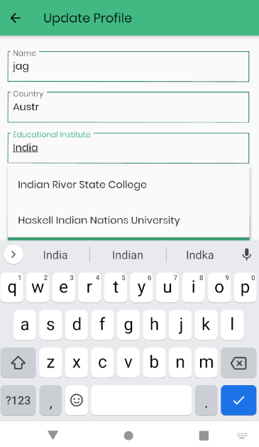 Add institutional typeahead in edit profile view · Issue #35 ...