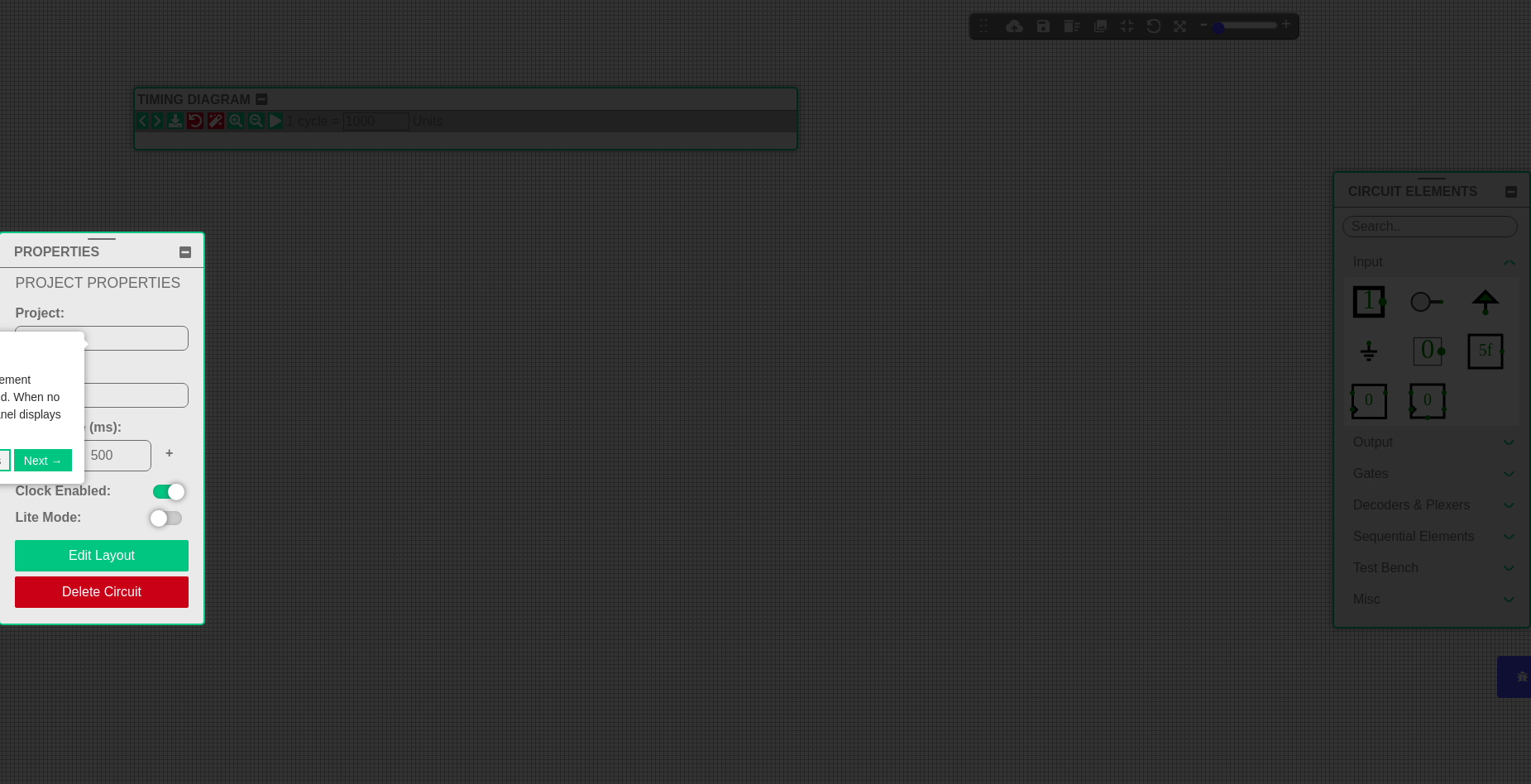 Unusual working of Tutorial Guide · Issue #1952 · CircuitVerse/CircuitVerse · GitHub