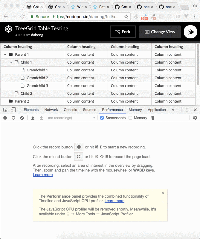 Treegrid Table Is Slow With Large Datasets · Issue 947 · Patternflypatternfly 3 · Github