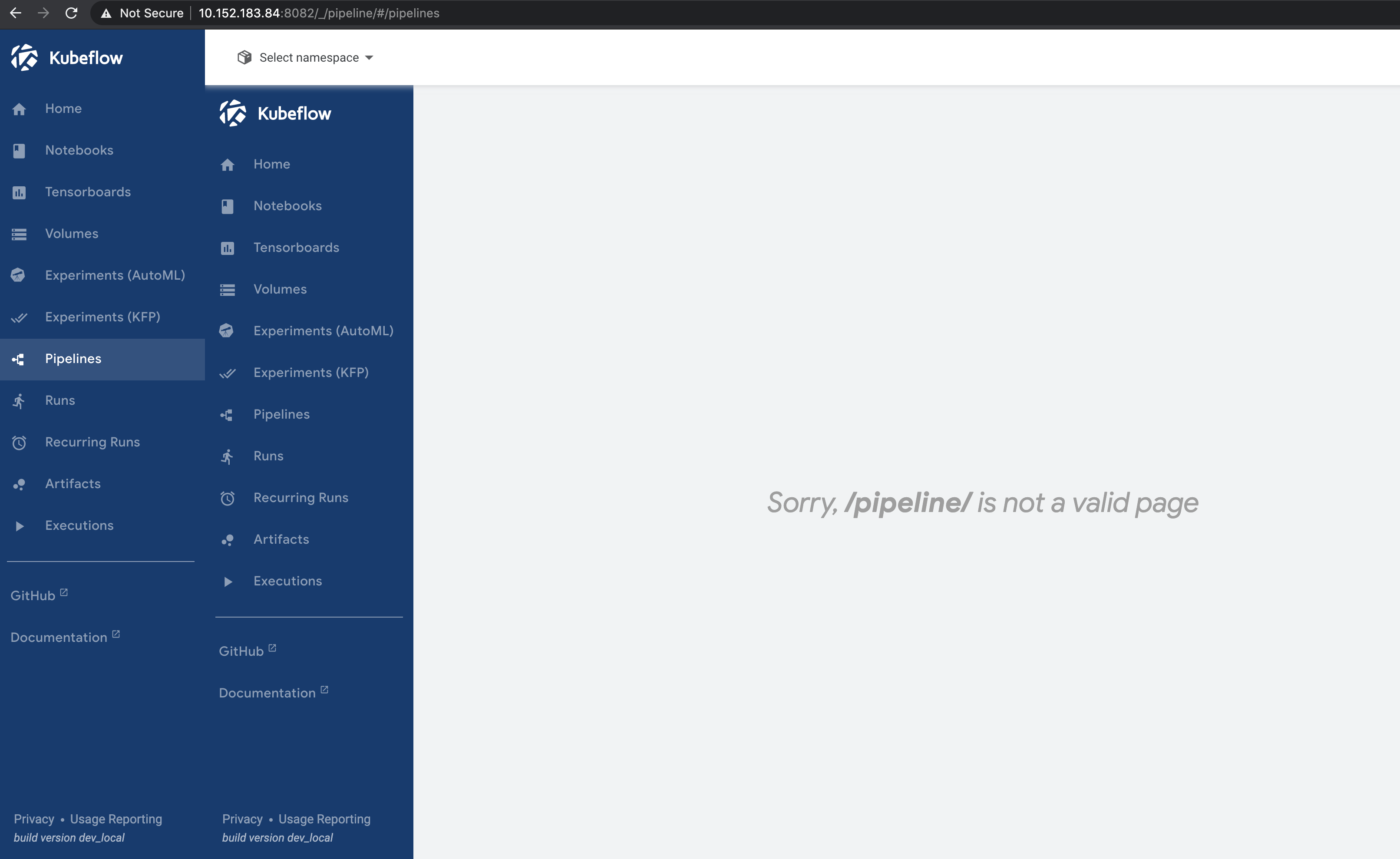 Kubeflow dashboard: Cannot load dashboard menu link · Issue #344 · canonical/bundle-kubeflow ...
