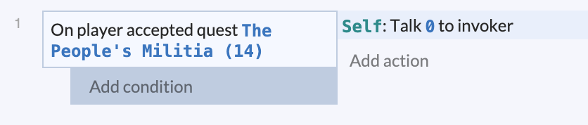 Freely create smartscripts/ Quest scripts · Issue #79 · BAndysc/WoWDatabaseEditor · GitHub