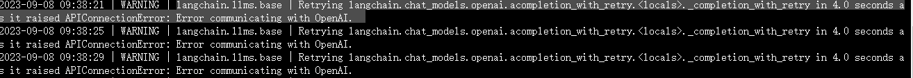 [bug] 为什么用智普 Api 会报apiconnectionerror Error Communicating With Openai 的错误 · Issue 1410