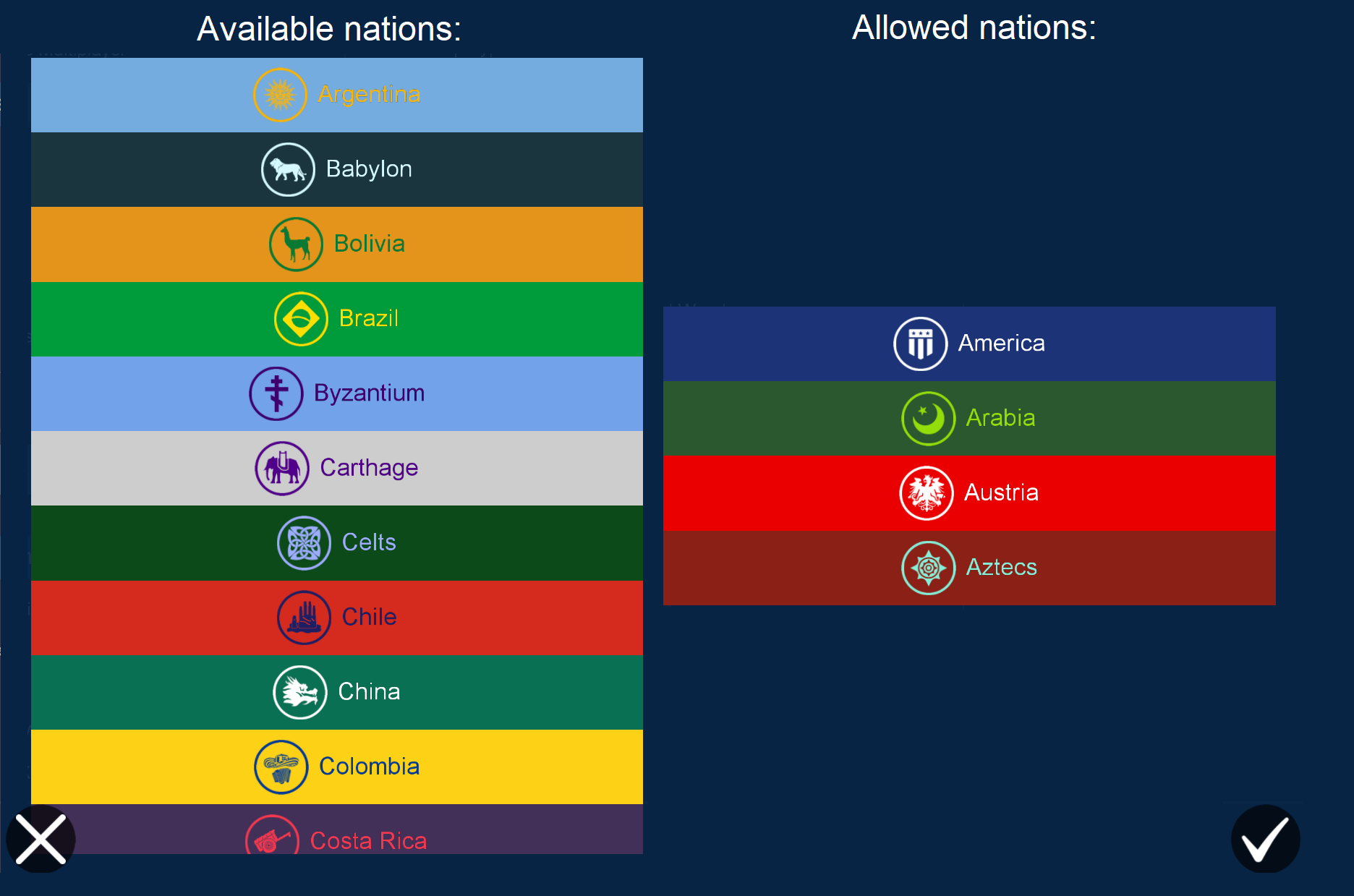 Crash when using blacklist nations feature w/ Epic of Fantasy mod · Issue #8465 · yairm210/Unciv ...