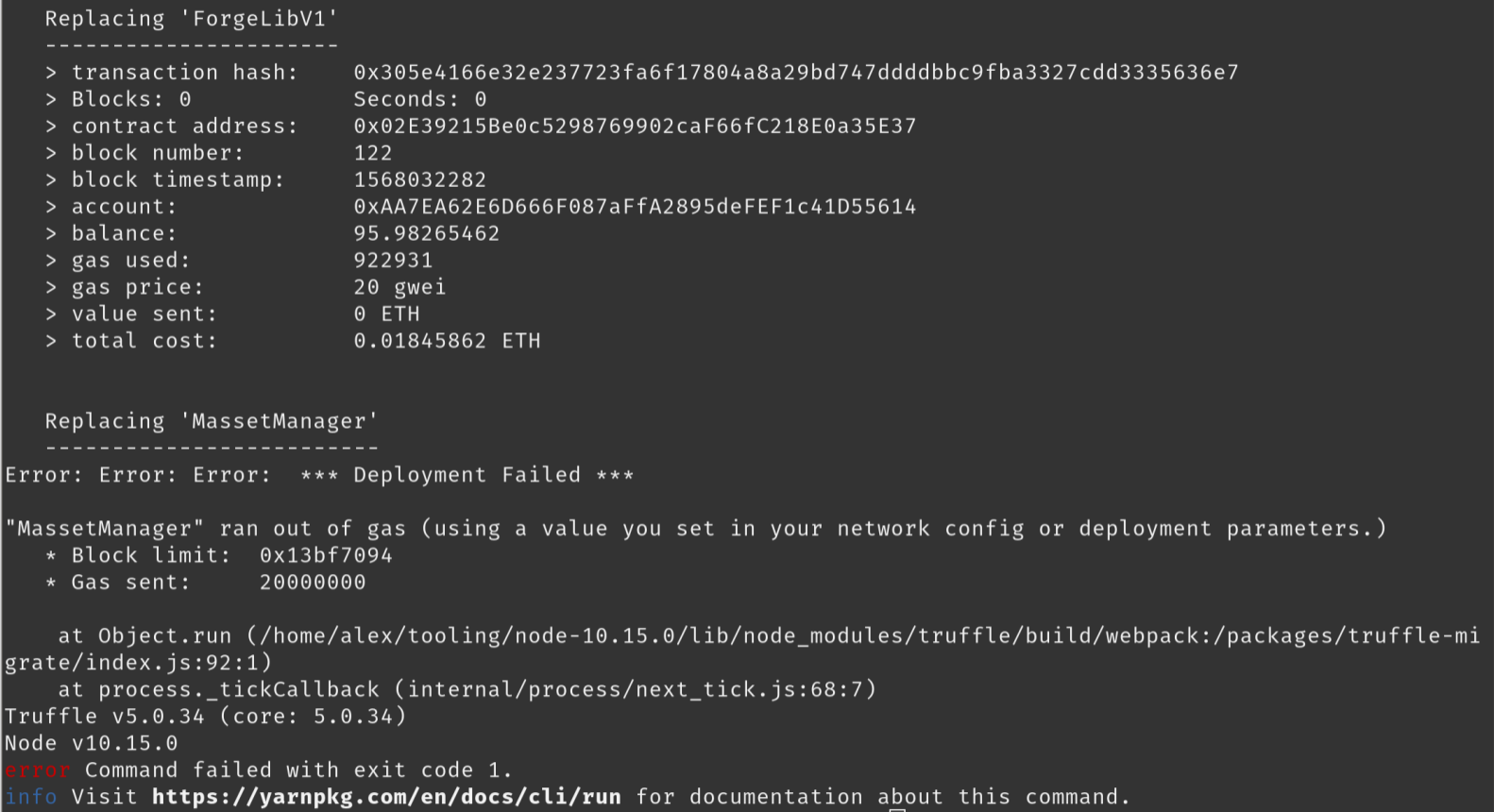 Feature request: Display debug information when exceeding gas limit in EIP170 · Issue #1000 ...