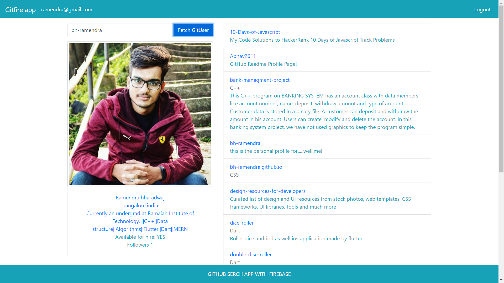 GitHub - bh-ramendra/ReactProjects