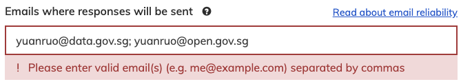 Allow semi-colon delimiter for email recipient · Issue #223 · opengovsg/FormSG · GitHub