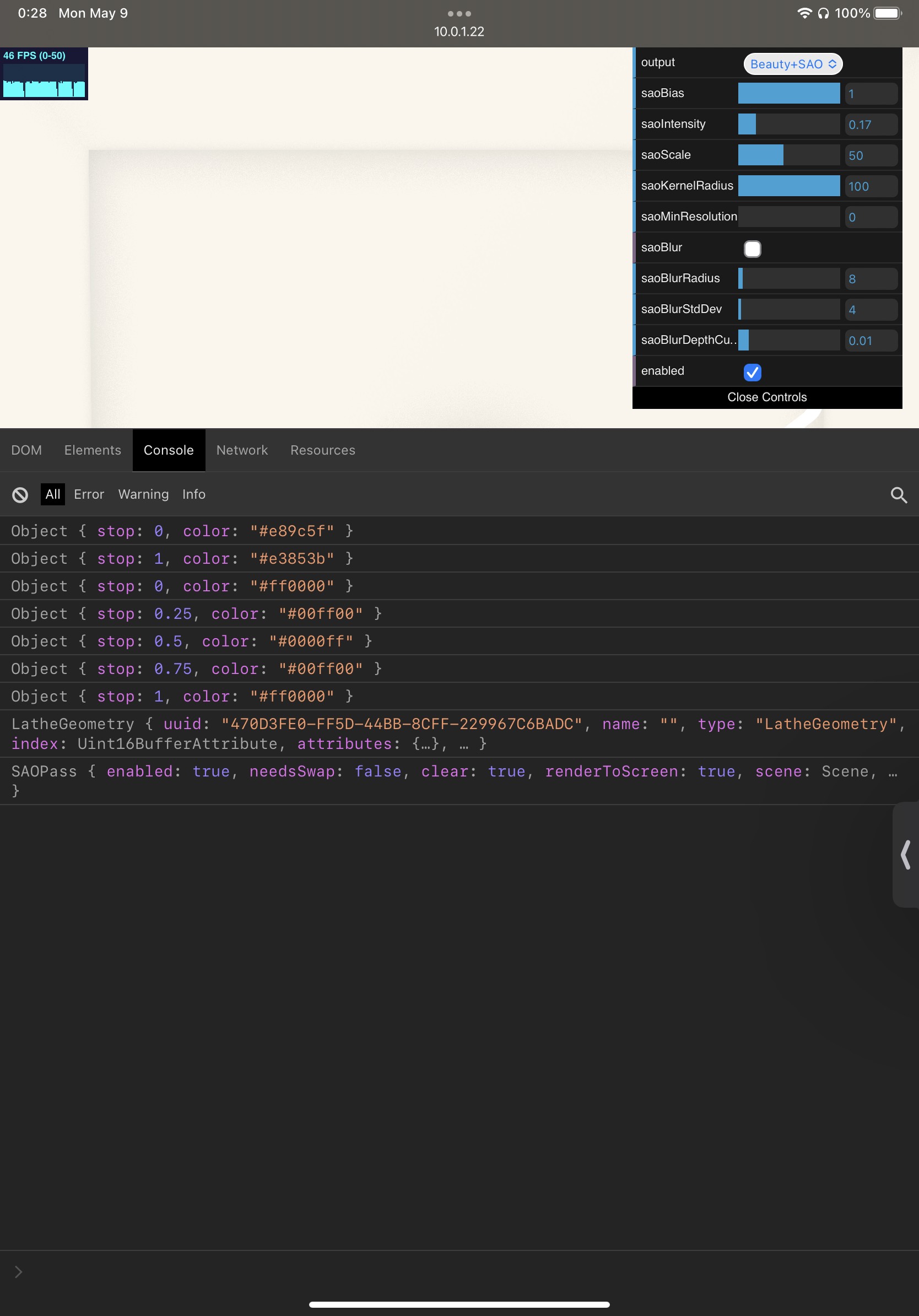 UnrealBloompass effect has a bug in iOS 15 · Issue #24022 · mrdoob/three.js · GitHub