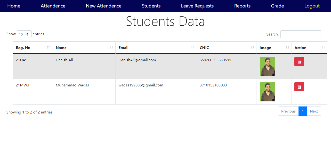 GitHub - Waqasii/AttendanceManagementSystem: This is Attendance ...