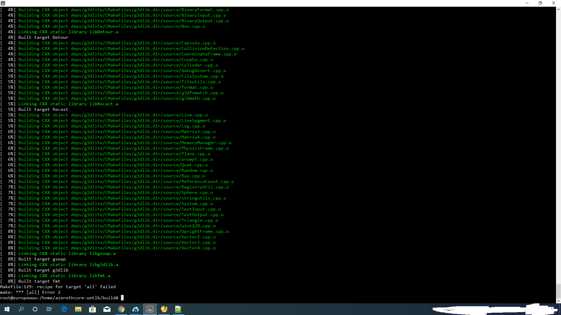 Error compile debian 8 · Issue #2512 · azerothcore/azerothcore-wotlk · GitHub