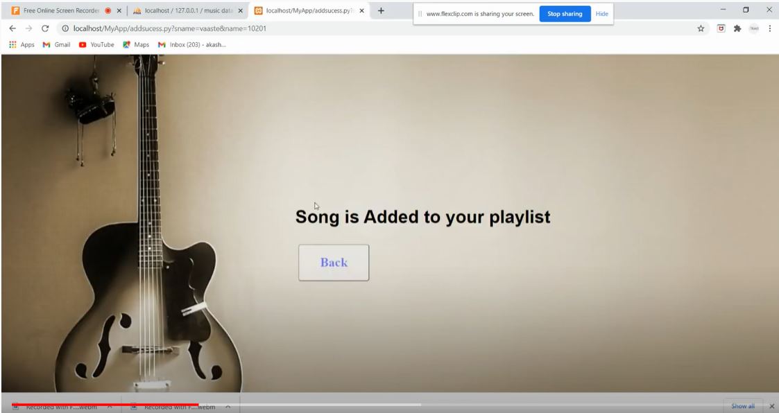 GitHub - fuseakash/Music-Database-System: This is database project ...