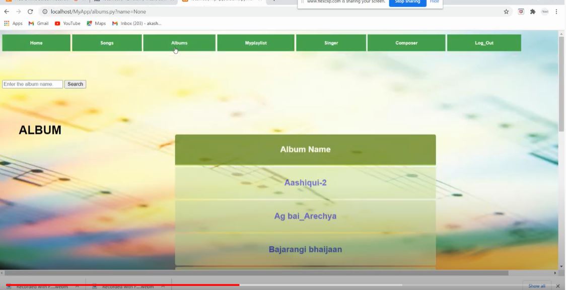 GitHub - fuseakash/Music-Database-System: This is database project ...