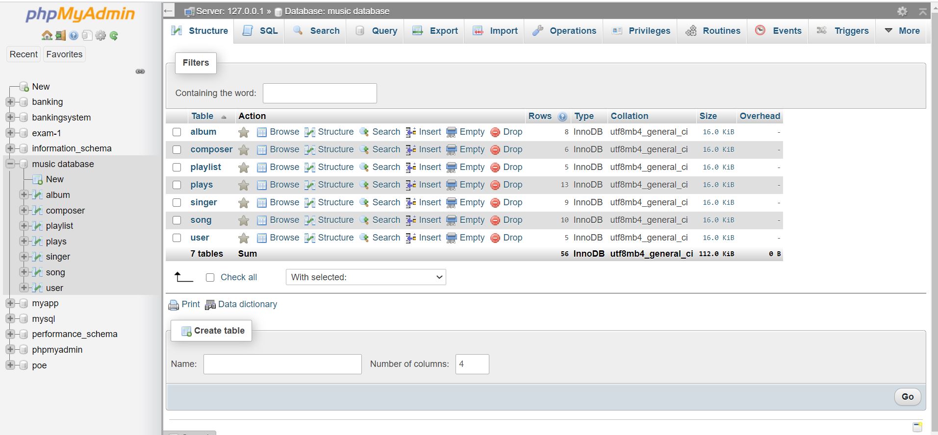 GitHub - fuseakash/Music-Database-System: This is database project created for music web-app ...