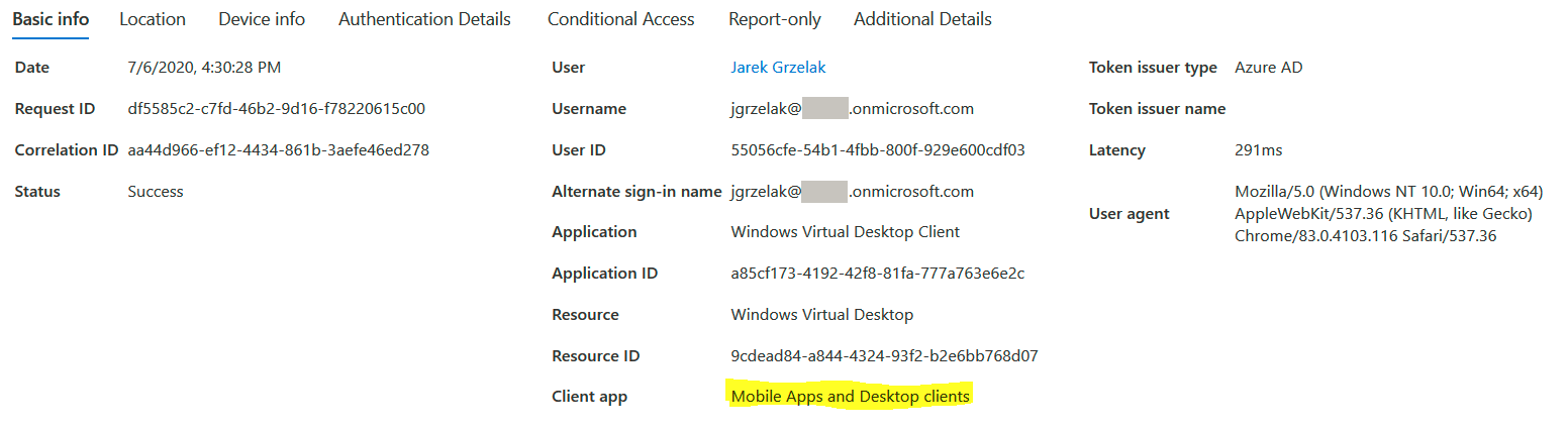Acquiring access_token fails for Spring 2020 Windows Virtual Desktop client application · Issue ...