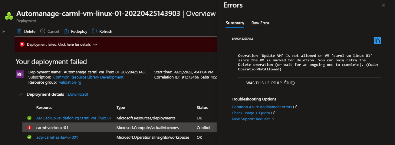 Automanage automation account linking to dependency LAW Bug Report · Issue #965 · Azure ...