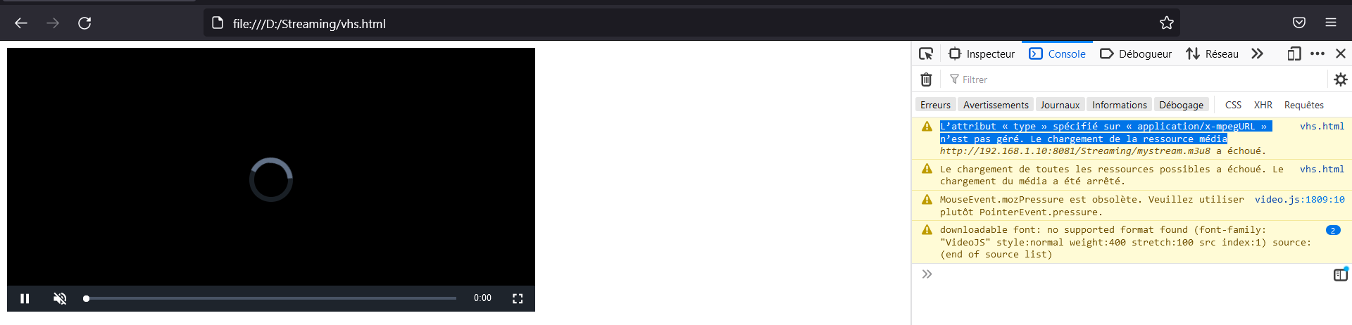 HLS Playback issue on firefox · Issue #6903 · videojs/video.js · GitHub