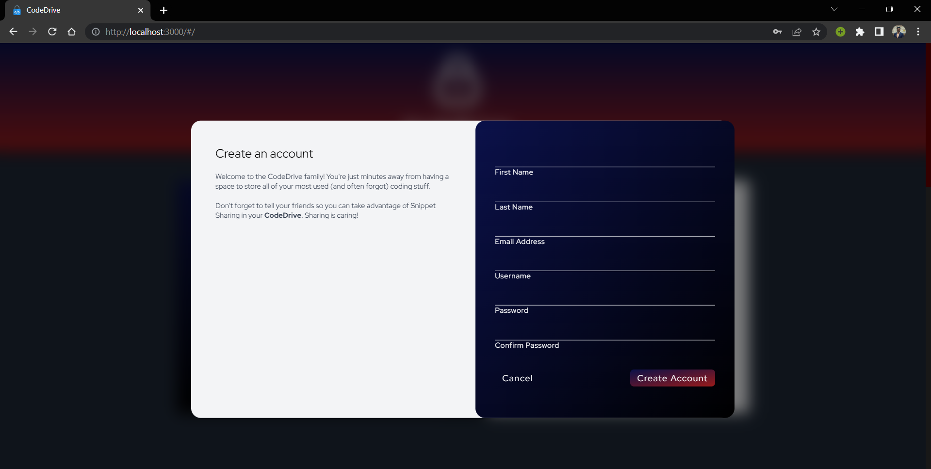 GitHub - Nimit3-droid/codeDrive: A web app to store code and share with friends