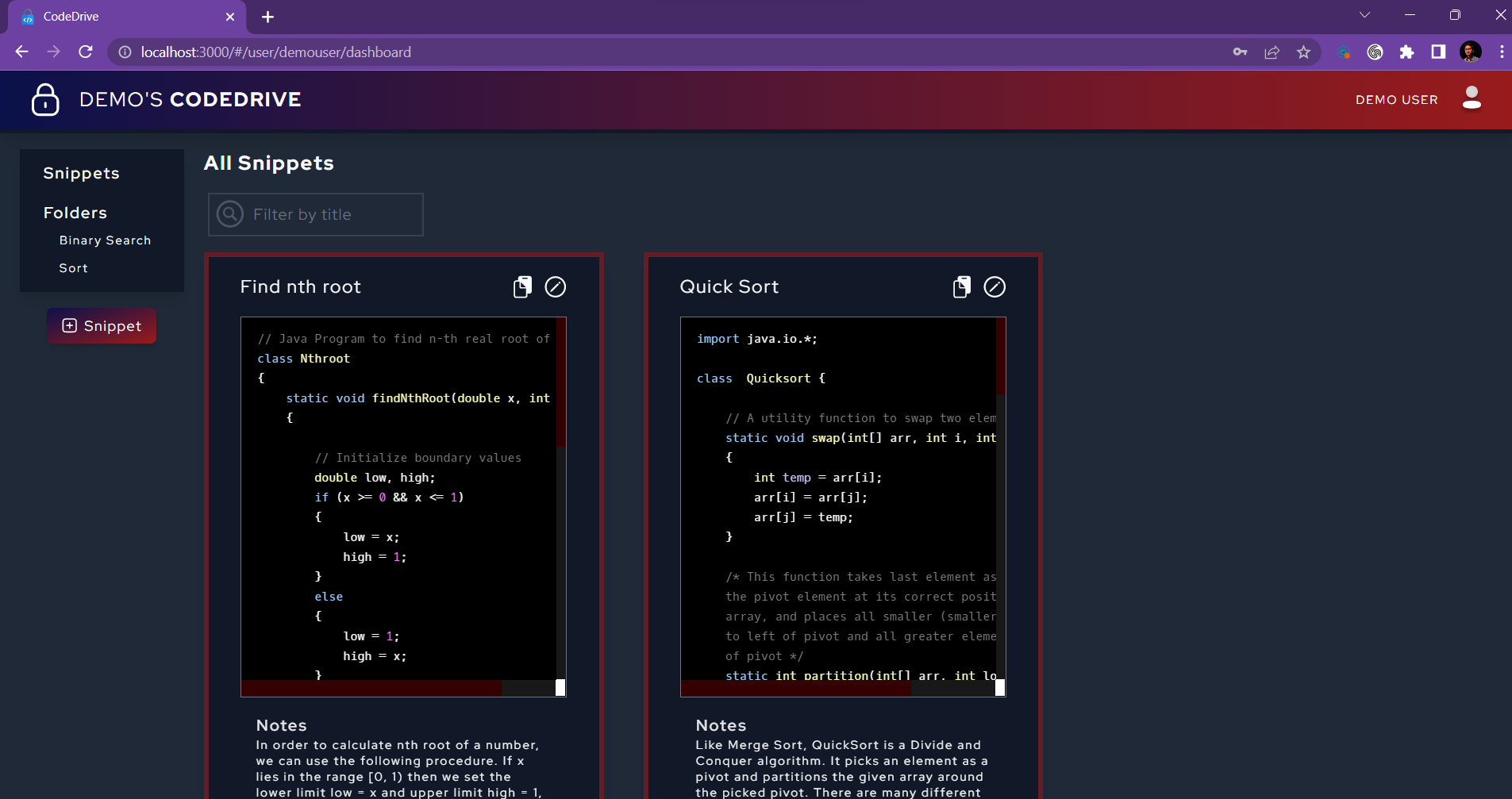 Github Nimit3 Droidcodedrive A Web App To Store Code And Share With Friends 4713