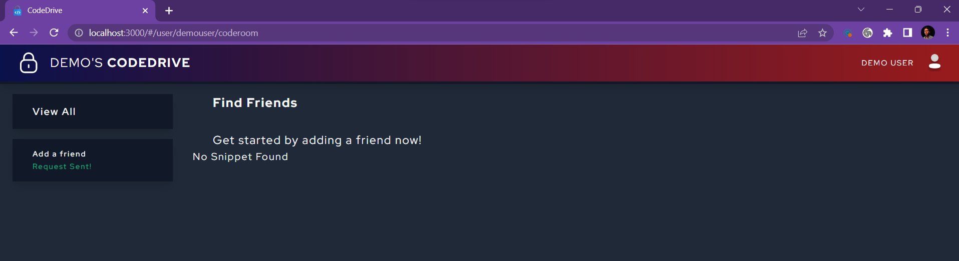 GitHub - Nimit3-droid/codeDrive: A web app to store code and share with friends