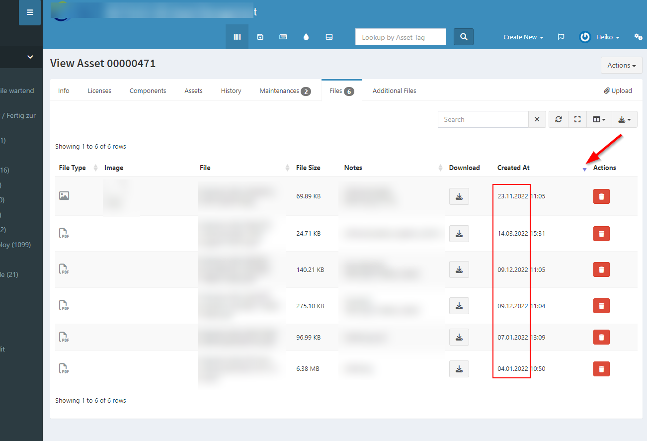 Sorting error: Files - created at · Issue #13245 · snipe/snipe-it · GitHub