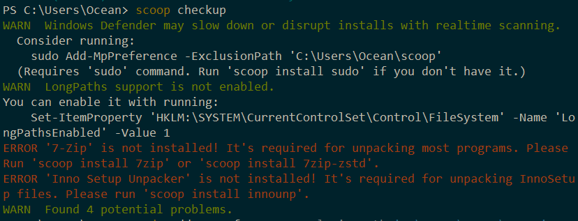 执行 Scoop Install Git 出现无法对参数“filepath”执行参数验证的错误 · Issue 89 · Neoleepilot · Github 8819