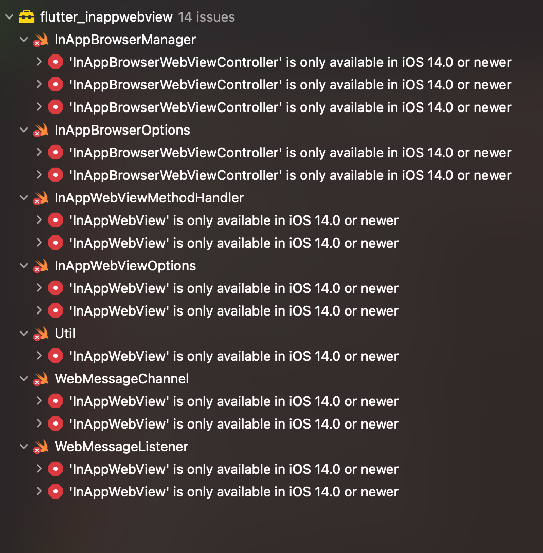 Couldn T Build The App In Ios 11 0 Xcode 14 3 1 · Issue 50 · Thingsboard Flutter Thingsboard