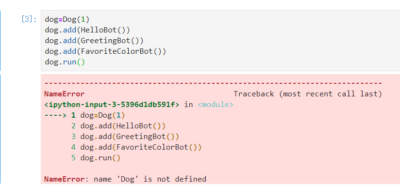 对话机器人命令运行时出现命名错误：name"XXX" is not defined. · Issue #811 · neolee/pilot · GitHub