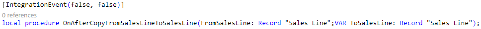 [Event Request] Codeunit 6620 "Copy Document Mgt.",OnAfterCopyFromSalesLineToSalesLine · Issue ...