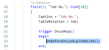 [Event Request] Table 210 "Job Journal Line" OnBeforeOnLookupJobNo · Issue #11977 · microsoft ...