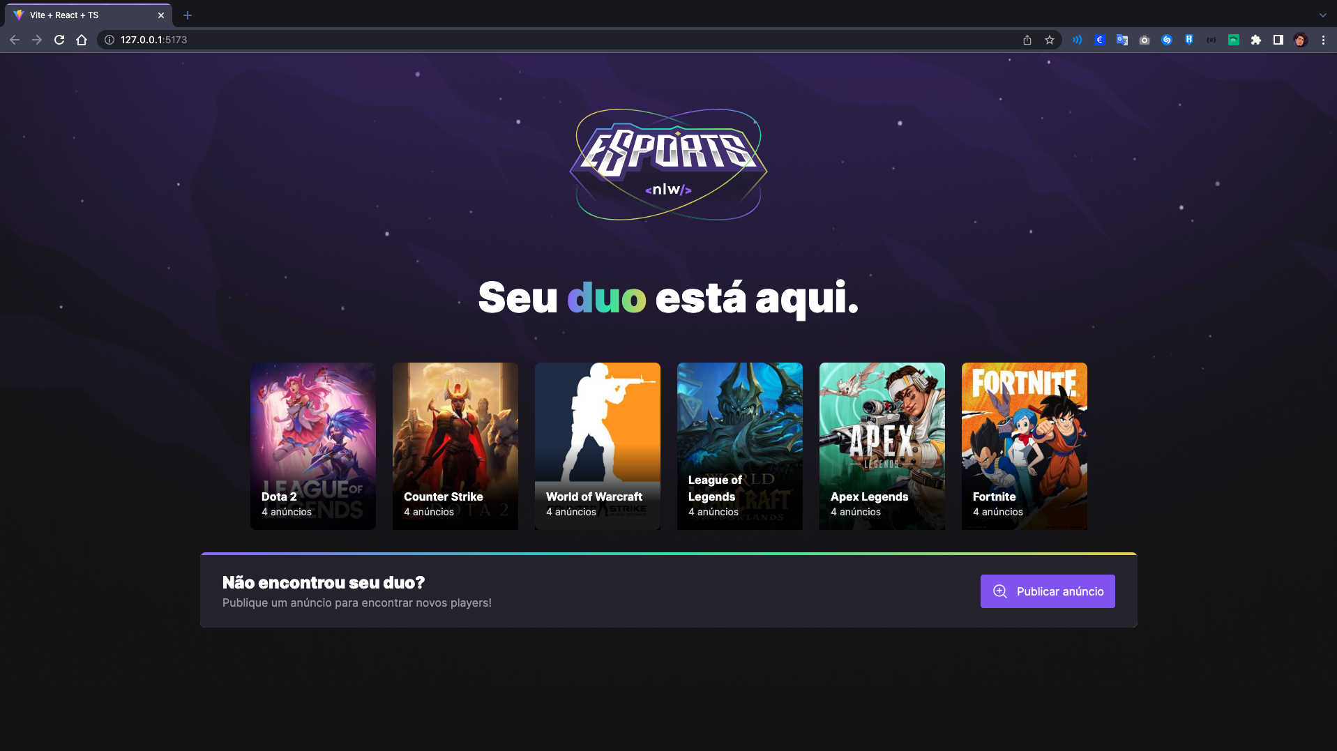 GitHub - Maaacs/Esports-Web: Web application to help video game players find their match to play.
