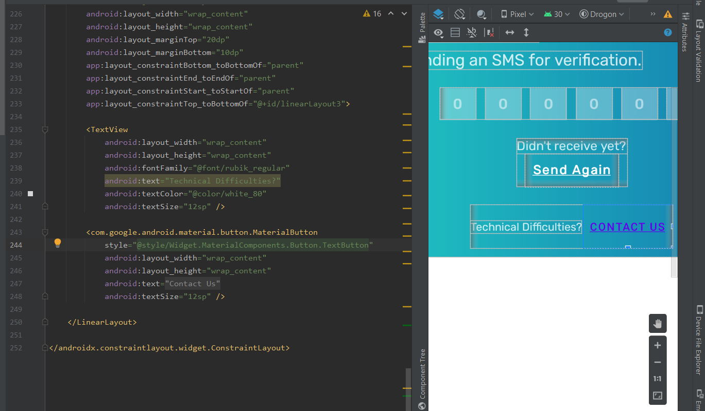 [MaterialButton] Theming all TextButtons using borderlessButtonStyle · Issue #2281 · material ...