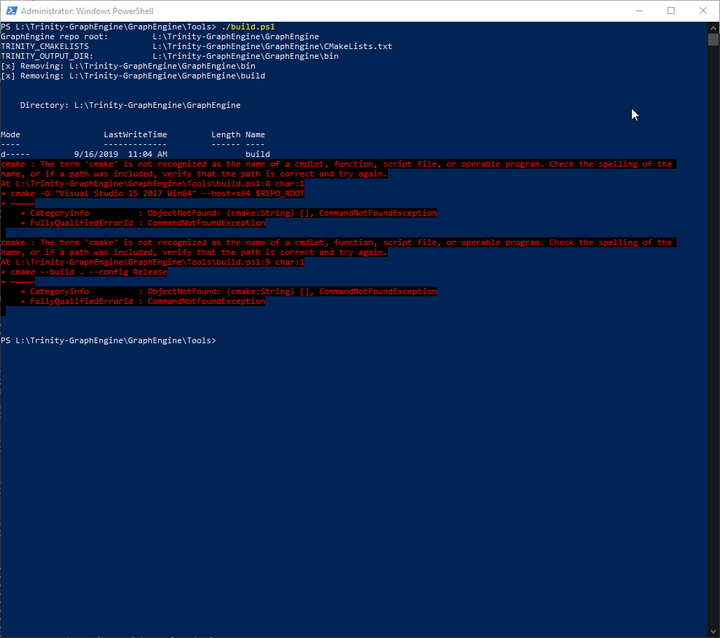 Windows Build not working as documented · Issue #292 · microsoft ...