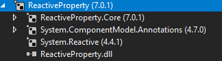 XDG0062 Could not load file or assembly 'ReactiveProperty.NETCore ...