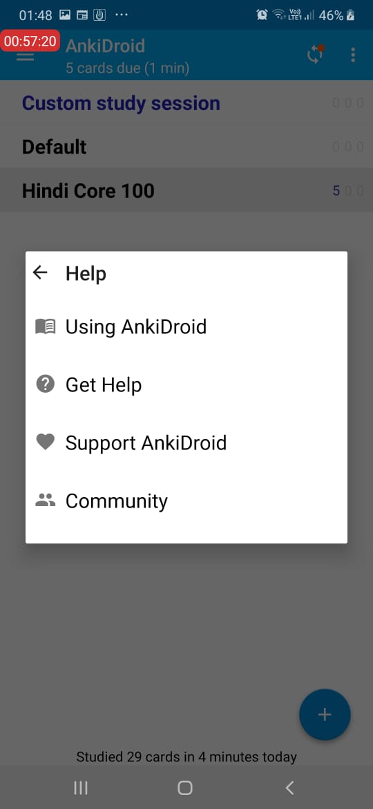 Change in the icon colors in Help dialog box · Issue #8166 · ankidroid/Anki-Android · GitHub