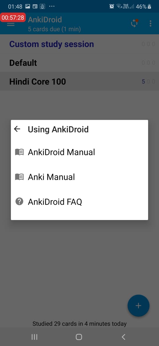 Change in the icon colors in Help dialog box · Issue #8166 · ankidroid/Anki-Android · GitHub