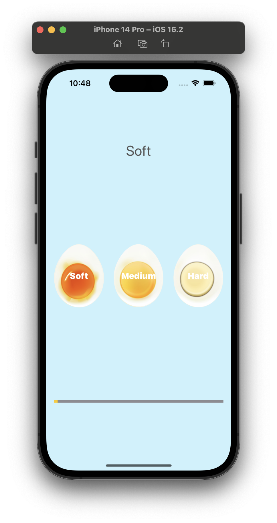 GitHub - kovs705/SM-EggTimer: Angela Yu's 8th project - EggTimer, but for Swift Marathon.
