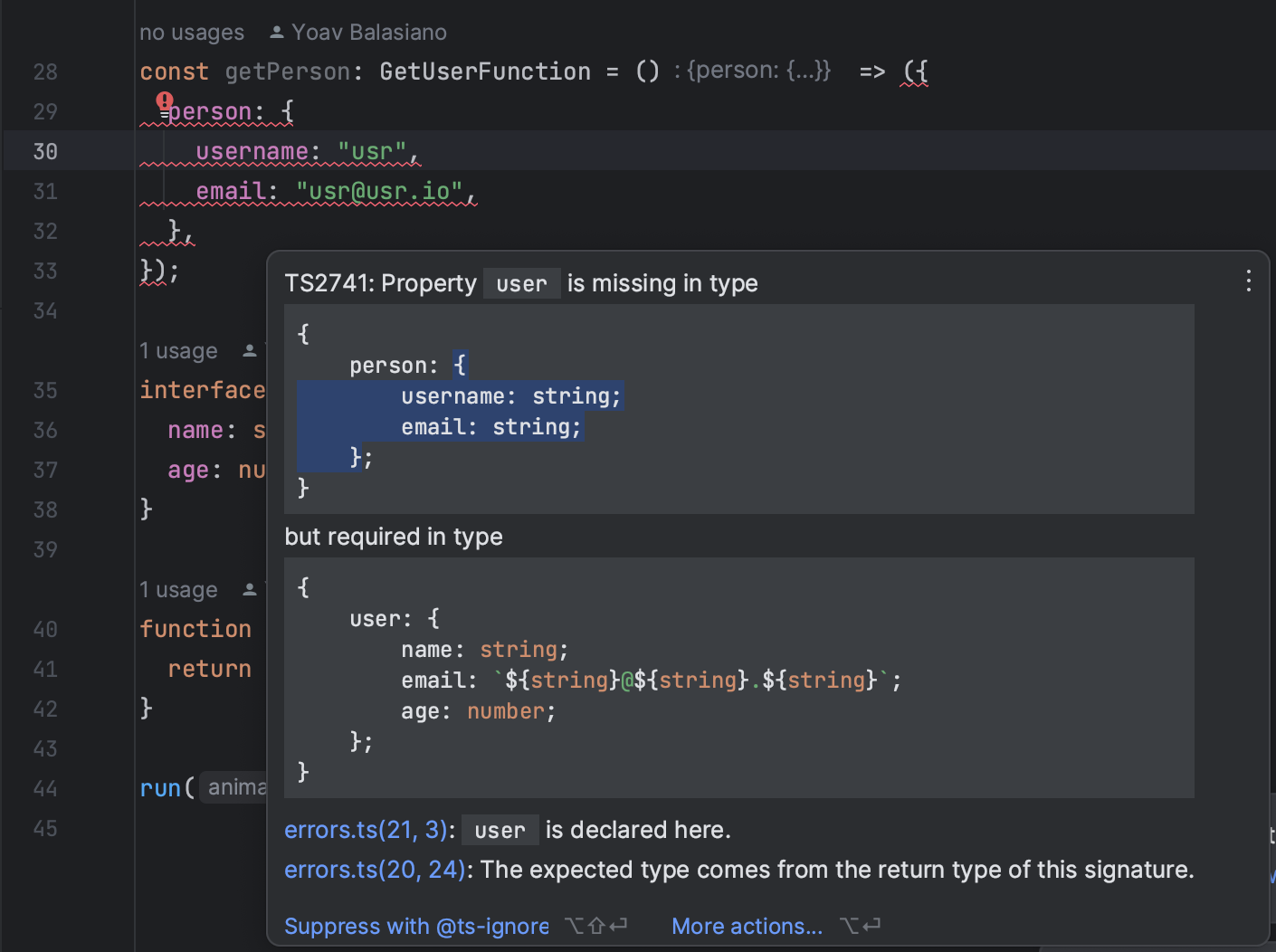 Support for WebStorm? · Issue #11 · yoavbls/pretty-ts-errors · GitHub
