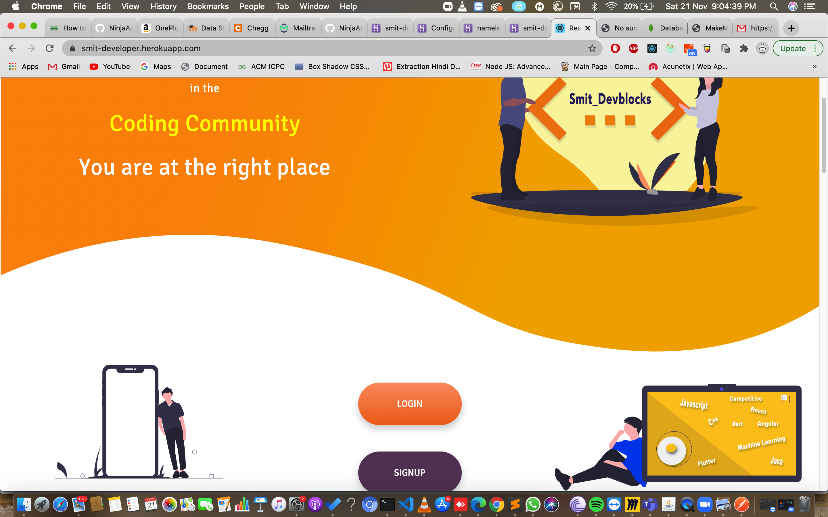 GitHub - NinjaAadi/Smit_developer_official: A webapp for smitians and all :)