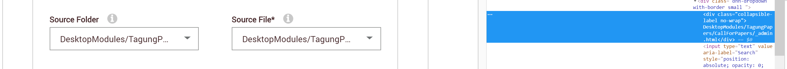 Extension Settings: Control Selection · Issue #186 · dnnsoftware/Dnn.AdminExperience · GitHub