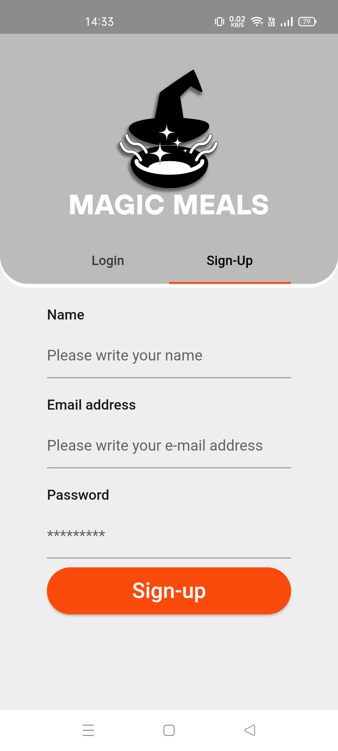 GitHub - ibugra/Magic_Meals: Mobile Application