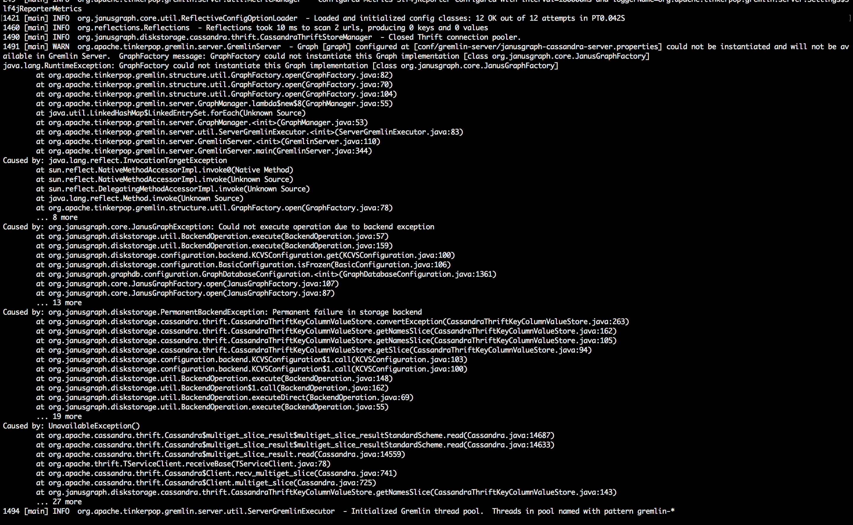 Janusgraph Intermittently Fails To Create Schema In Cassandra · Issue 620 · Janusgraph