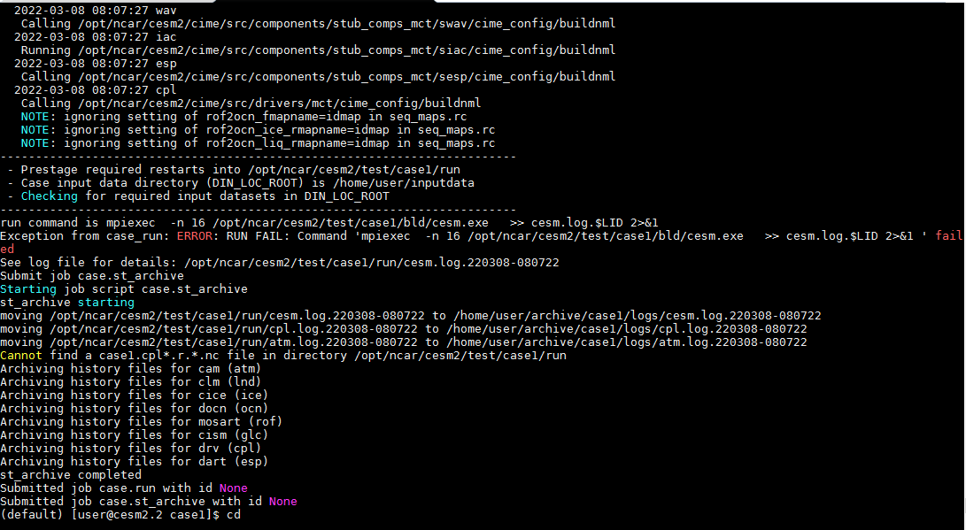 cesm-lab-2.2 container run issue · Issue #1679 · ESCOMP/CTSM · GitHub