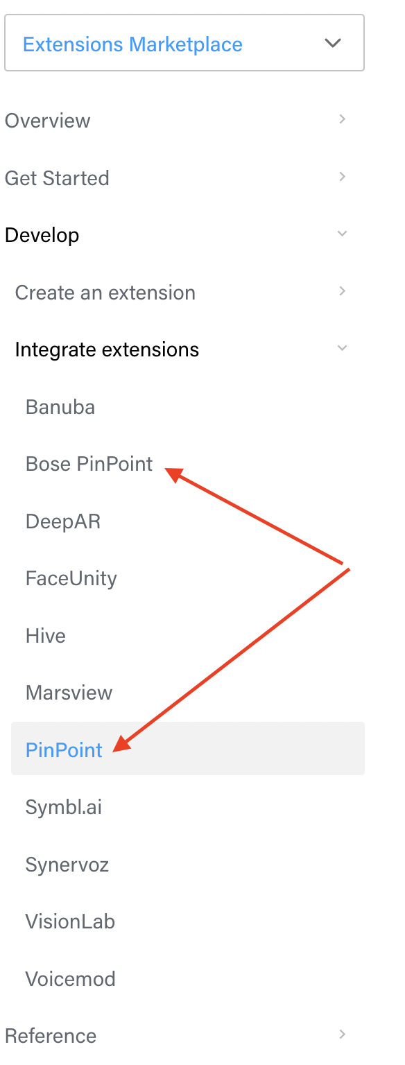 Bose PinPoint is listed twice · Issue #547 · AgoraIO/Docs-Source · GitHub
