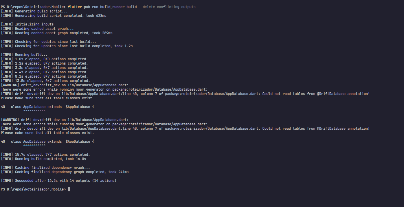 Could not read tables from @DriftDatabase annotation · Issue #1902 · simolus3/drift · GitHub
