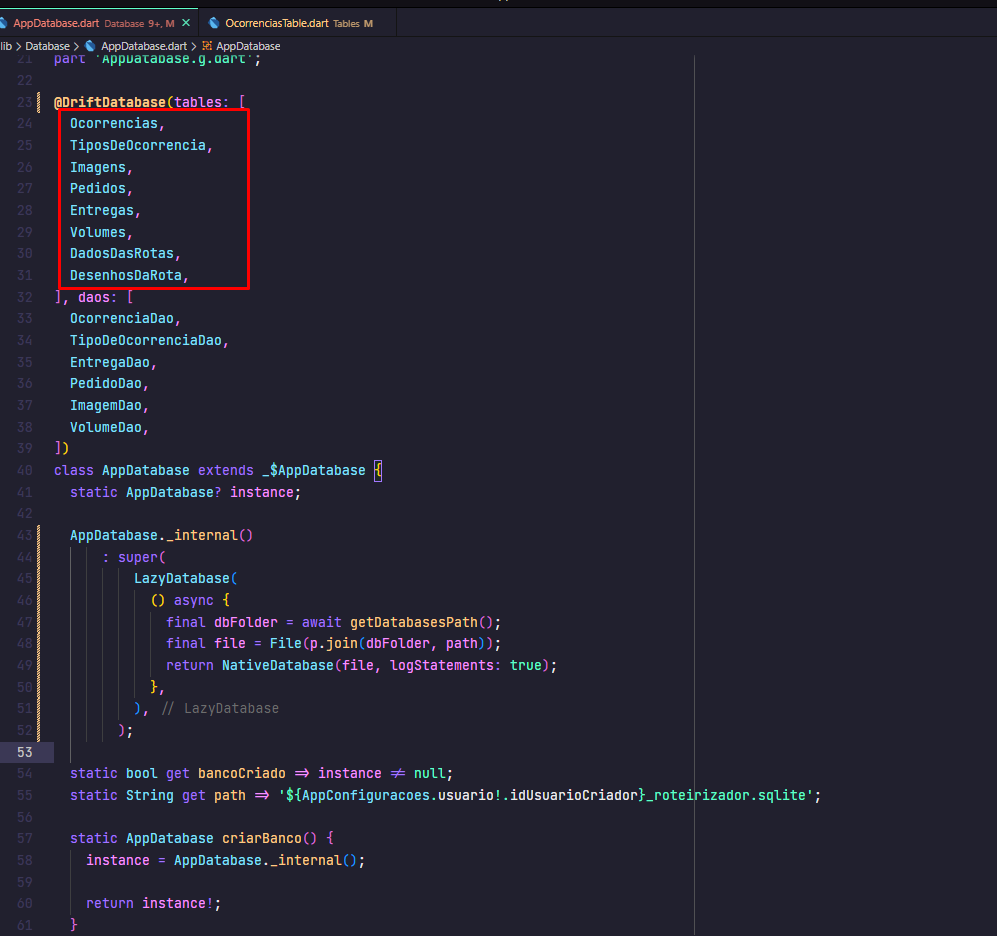 Could not read tables from @DriftDatabase annotation · Issue #1902 · simolus3/drift · GitHub