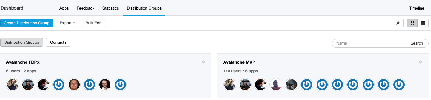 Ability to create a distribution group with multiple apps in it · Issue #1257 · microsoft ...